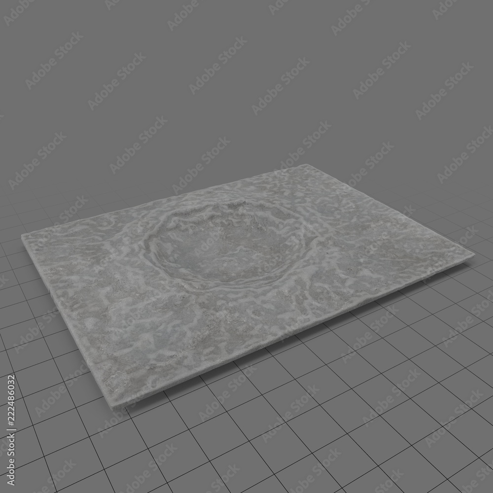 Copernicus Crater Stock 3D asset | Adobe Stock