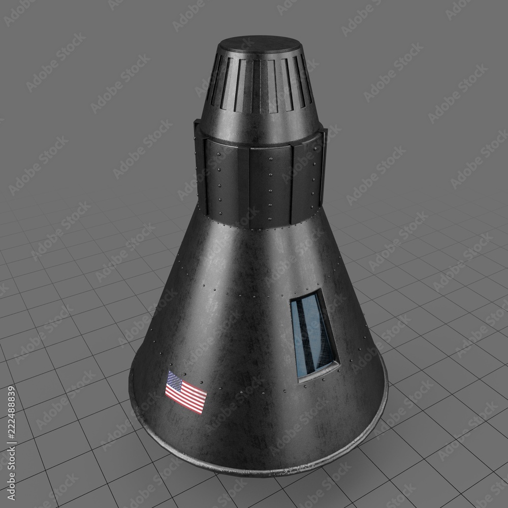 Friendship 7 Stock 3D asset | Adobe Stock