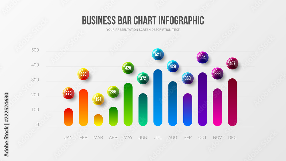 Amazing business infographic presentation vector illustration concept ...