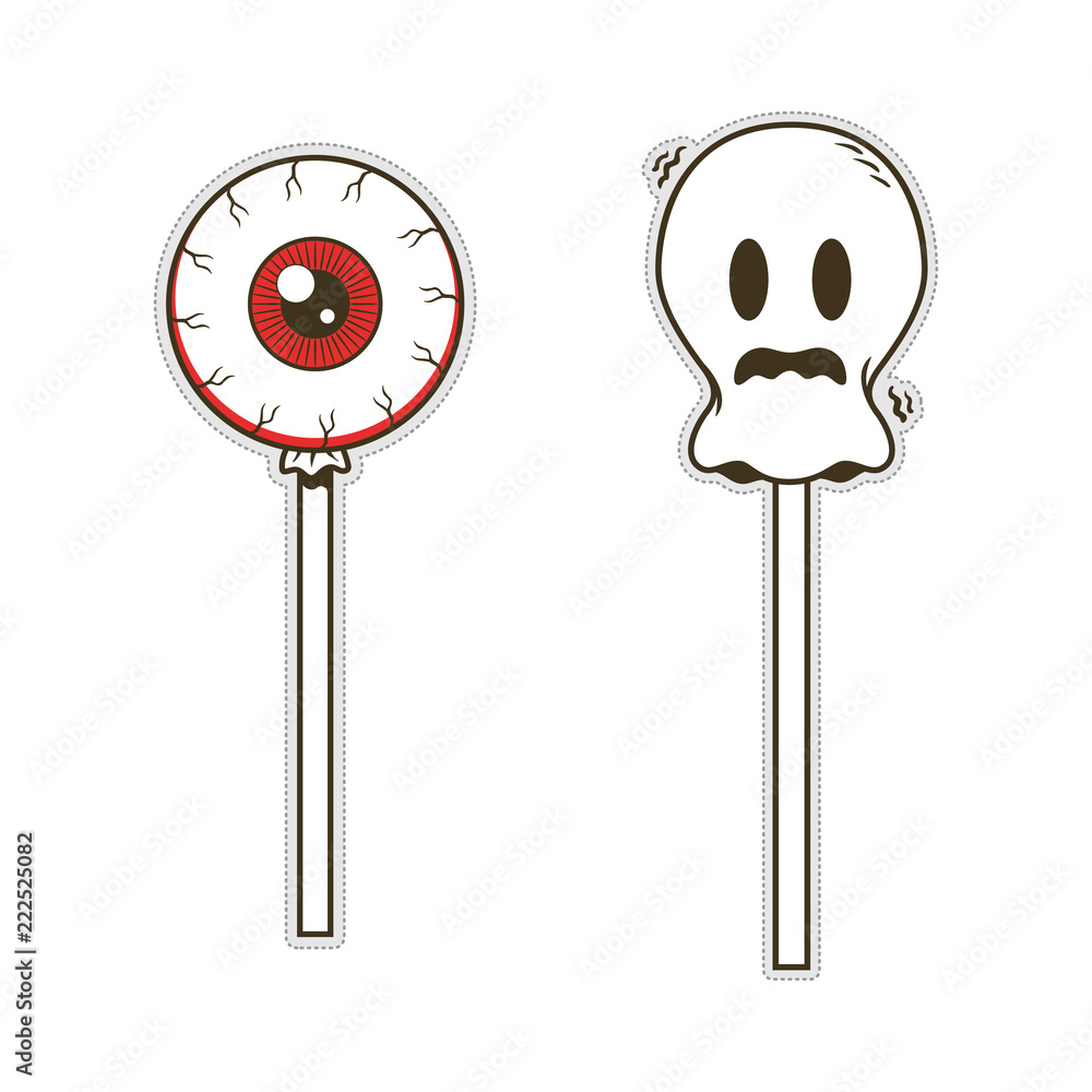 Cartoon Halloween Candy