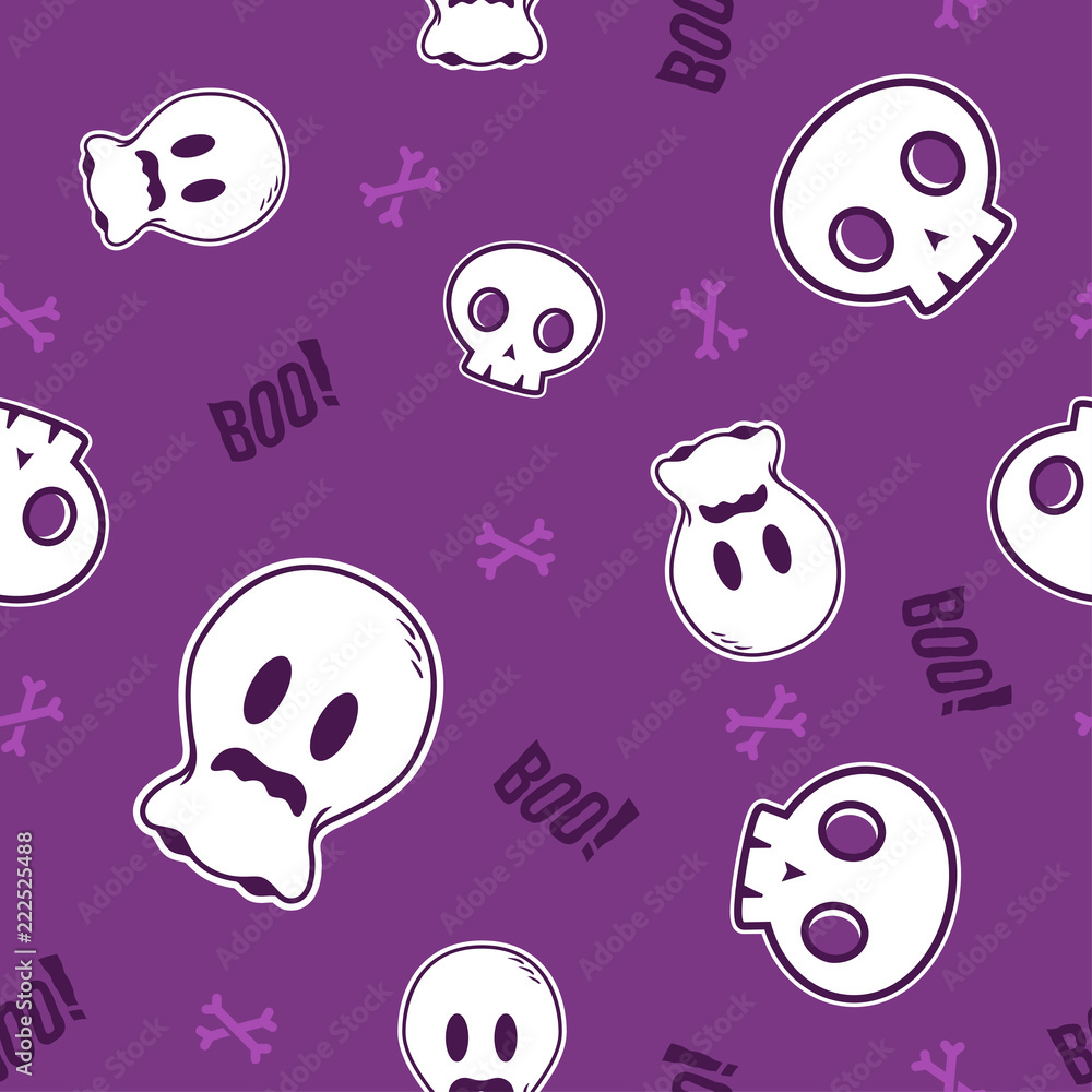 Cute Skull Pattern