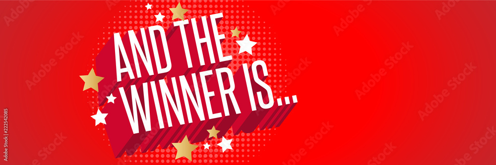 And the winner is... Stock Vector | Adobe Stock
