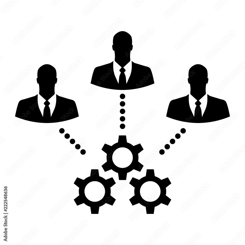 Business Networking Silhouette Png