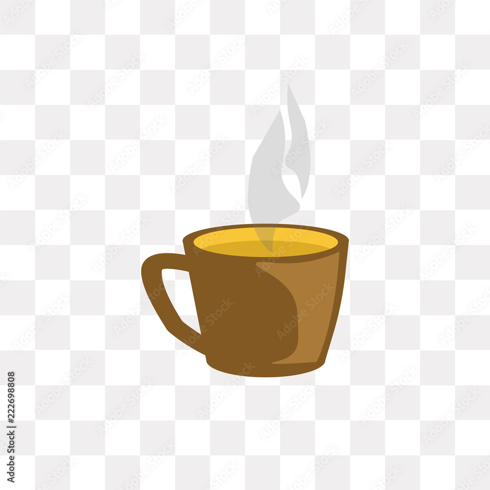 cup icon on transparent background. Modern icons vector illustration ...