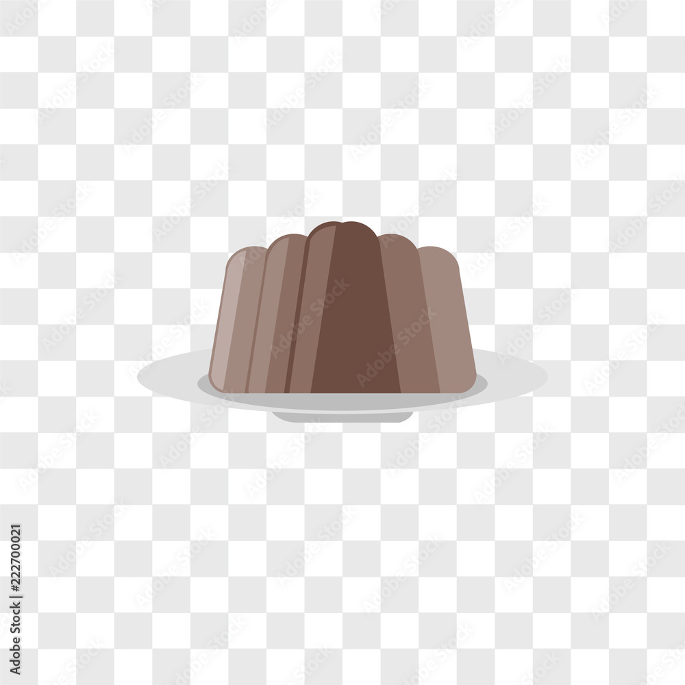 pudding icons isolated on transparent background. Modern and editable ...