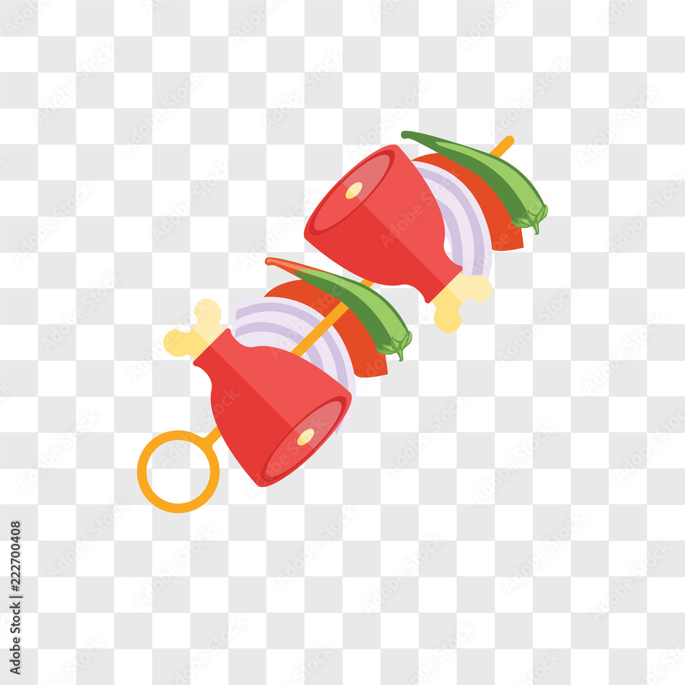 kebab icons isolated on transparent background. Modern and editable ...