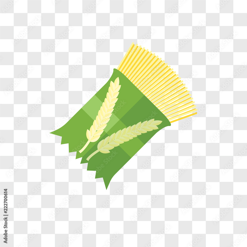 pasta icons isolated on transparent background. Modern and editable ...