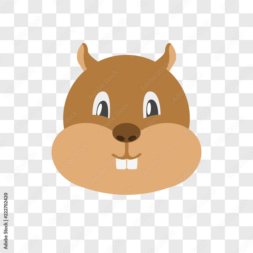 hamster icons isolated on transparent background. Modern and editable ...