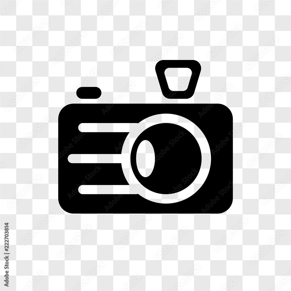 camera icons isolated on transparent background. Modern and editable ...