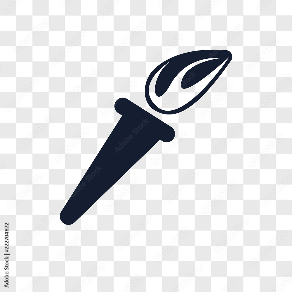 torch icons isolated on transparent background. Modern and editable ...