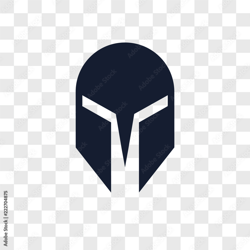 helmet icons isolated on transparent background. Modern and editable ...