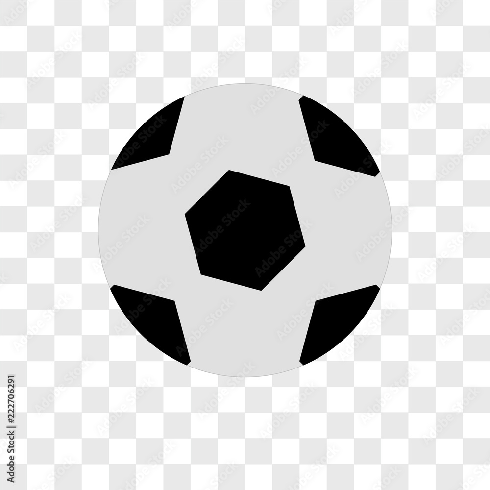 ball icons isolated on transparent background. Modern and editable ball ...