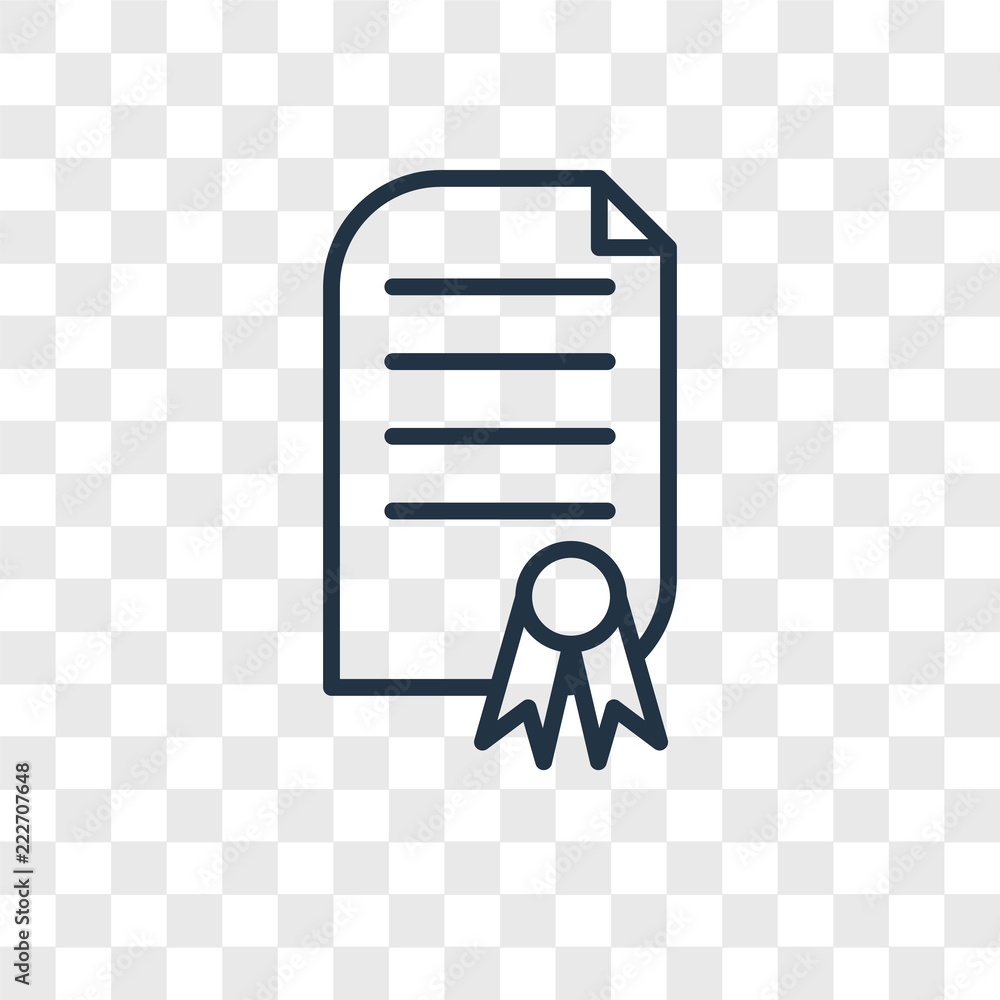 Certificate Icon Vector