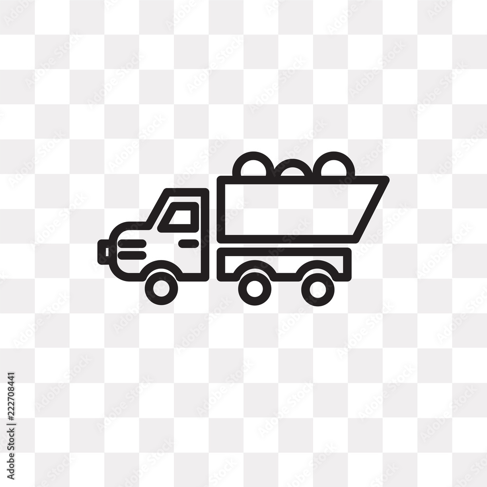 pick up icon on transparent background. Modern icons vector ...