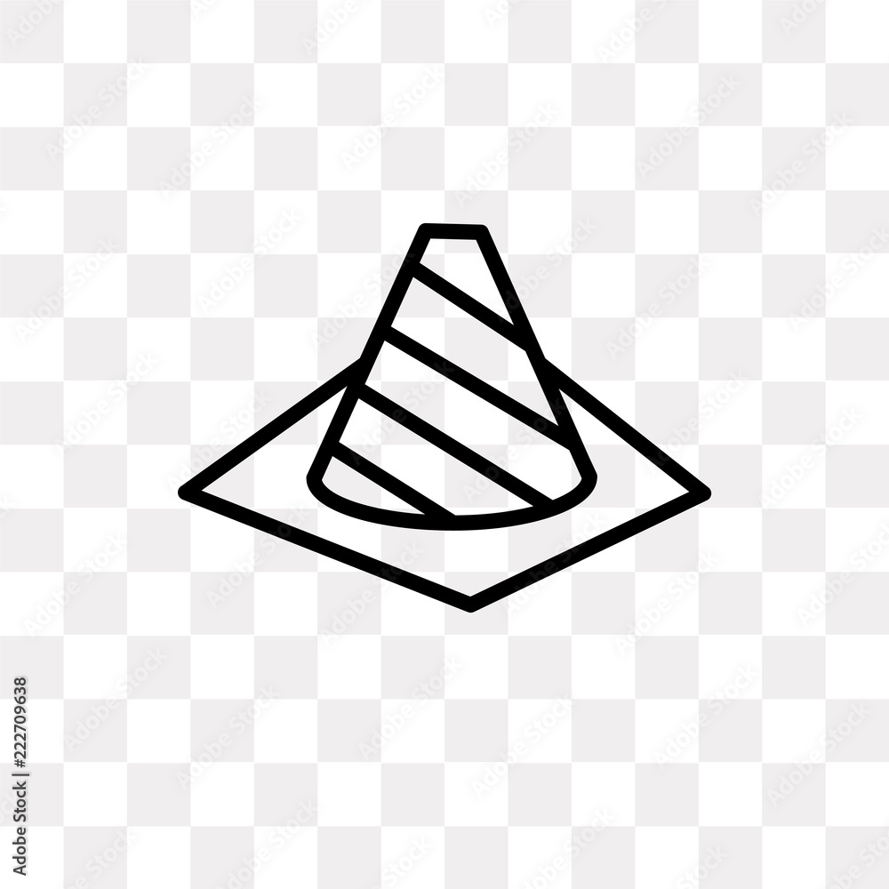 pit stop icon on transparent background. Modern icons vector ...