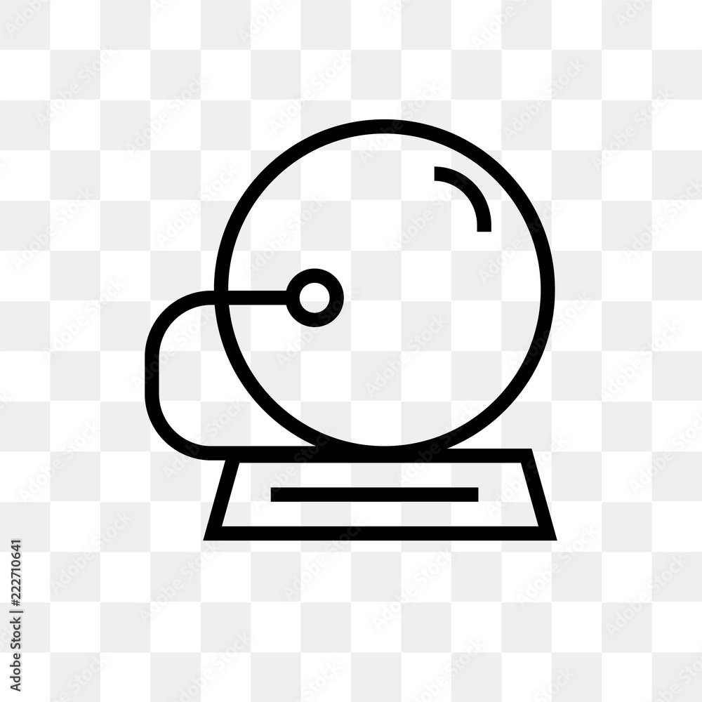 Vecteur Stock school bell icon on transparent background. Modern icons ...