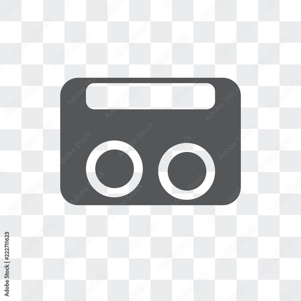 vhs icon isolated on transparent background. Modern and editable vhs ...