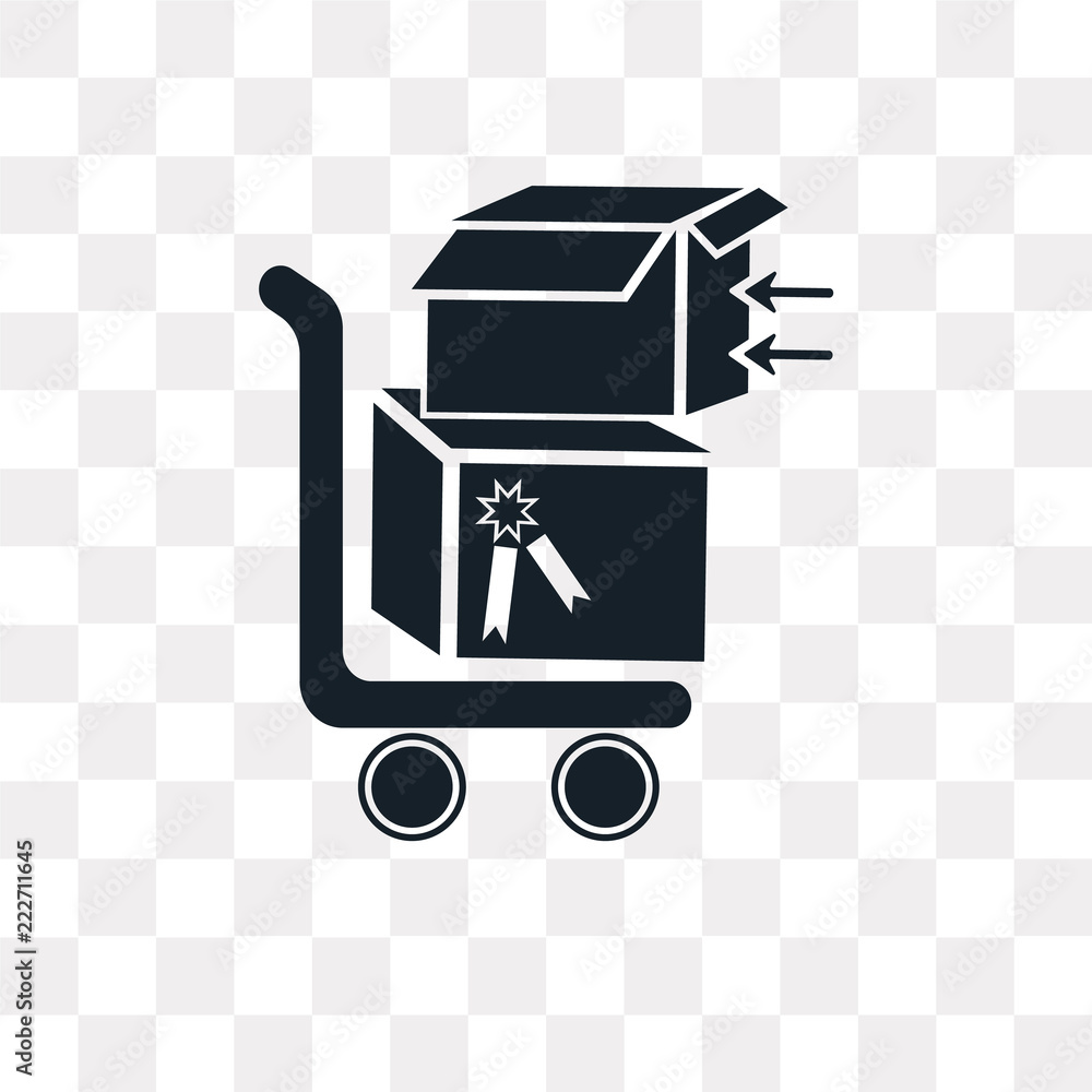 boxes icon on transparent background. Modern icons vector illustration ...