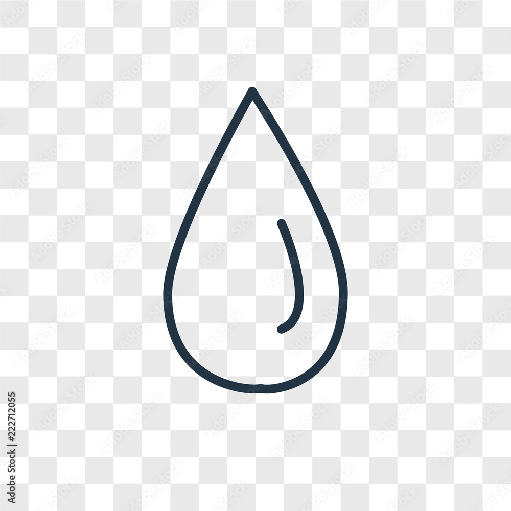 Water Drop Icon Vector
