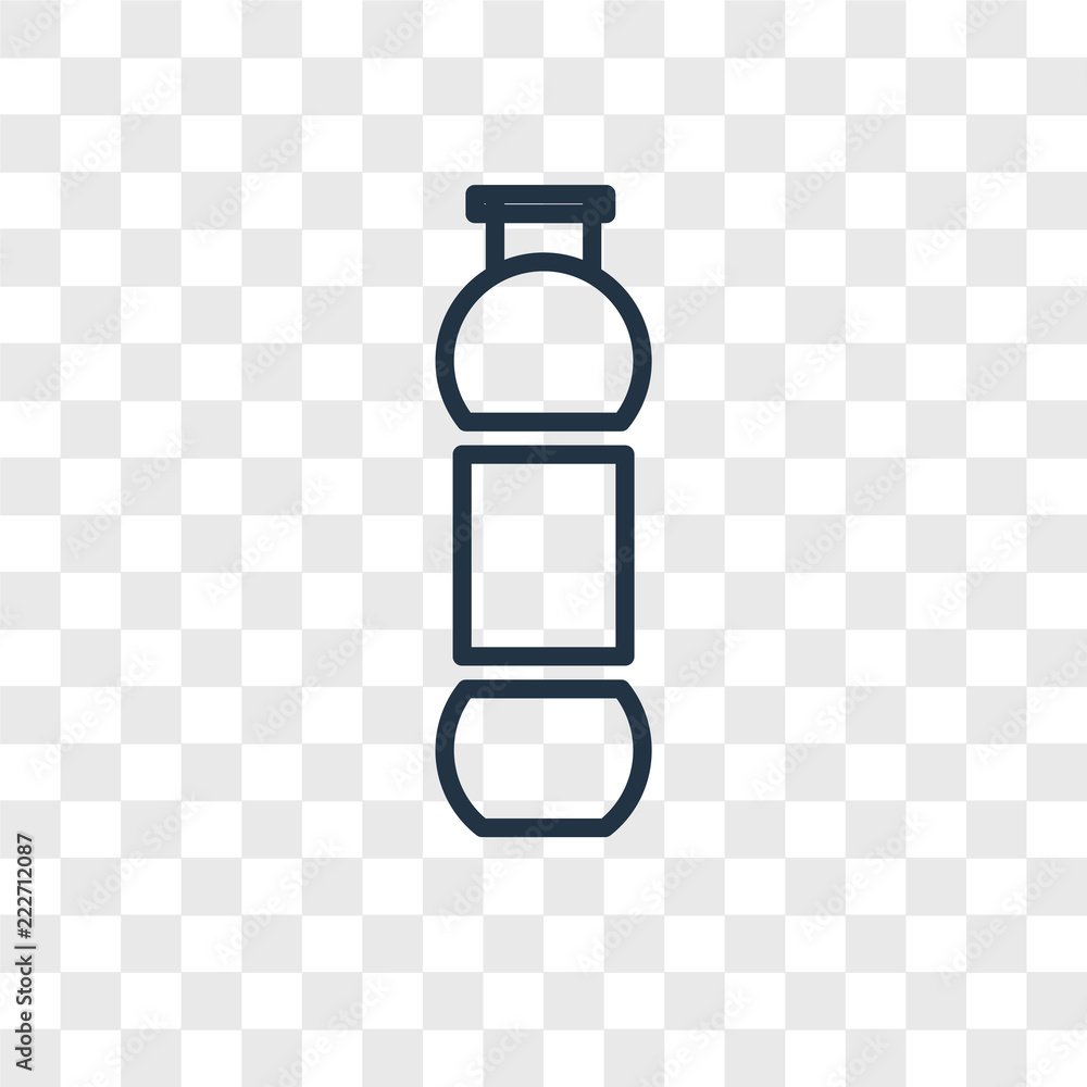 water icons isolated on transparent background. Modern and editable ...