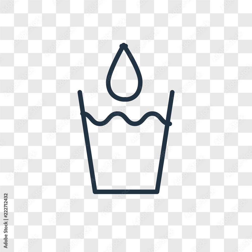 water icons isolated on transparent background. Modern and editable ...