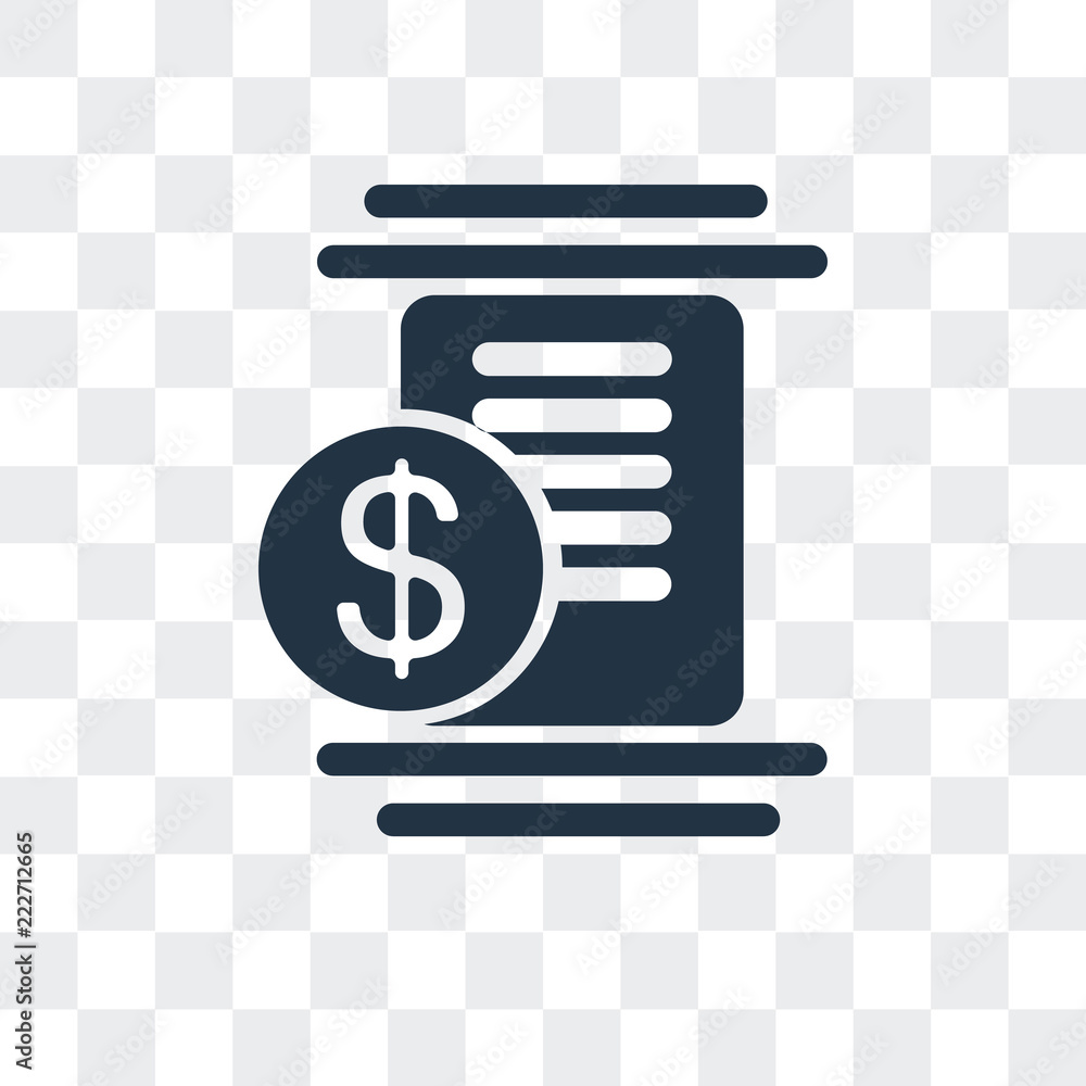notes icon isolated on transparent background. Modern and editable ...