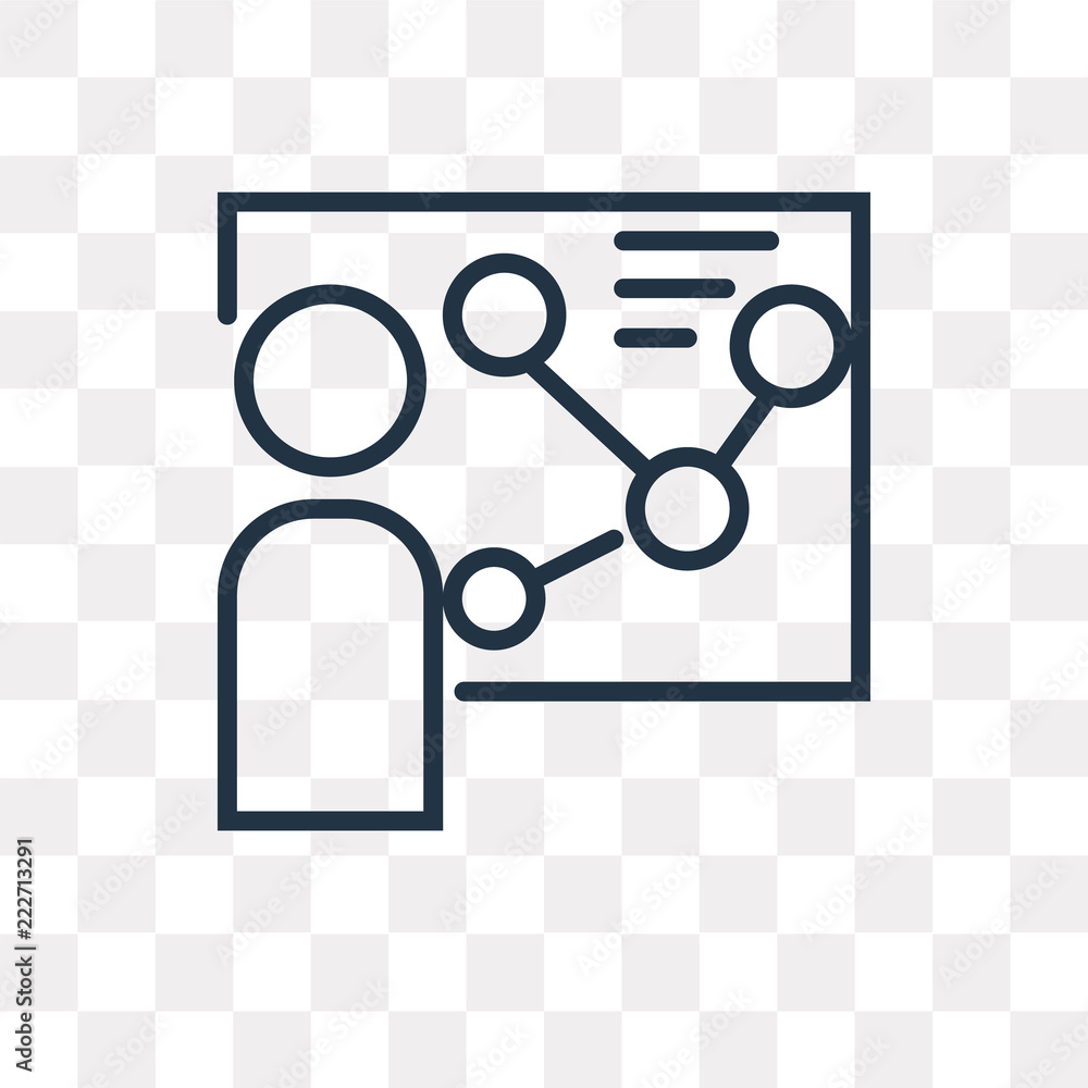 meeting icon on transparent background. Modern icons vector ...