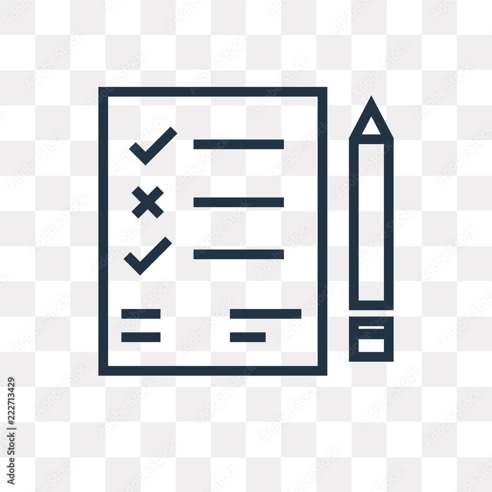 list icon on transparent background. Modern icons vector illustration ...