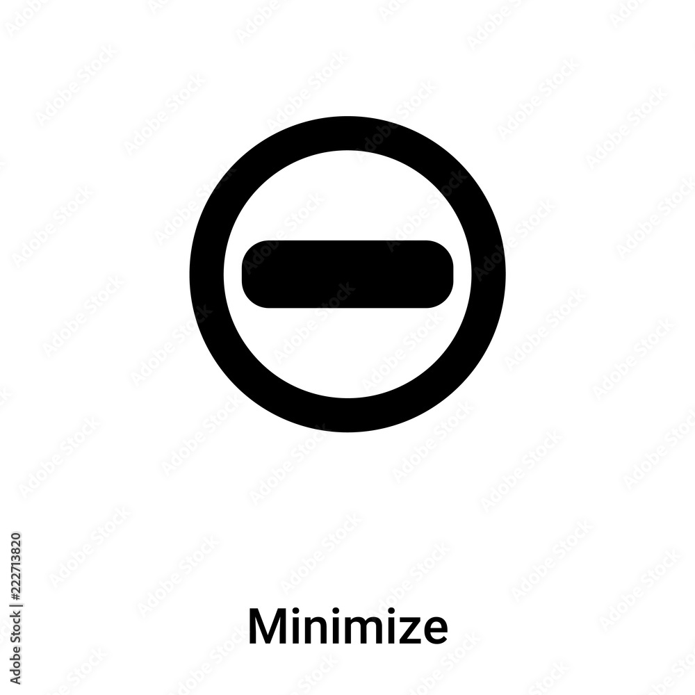 Minimize Icon Transparent