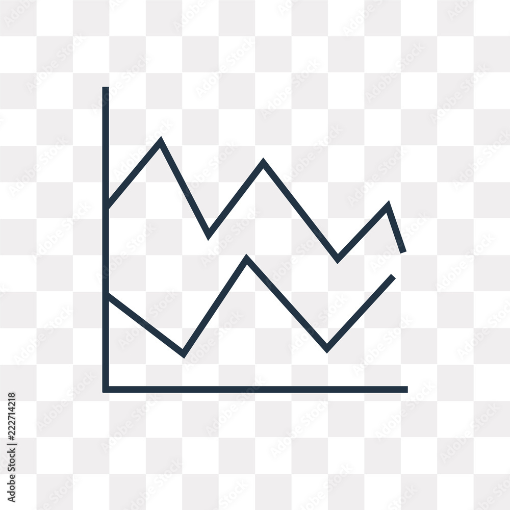 wave icon on transparent background. Modern icons vector illustration ...