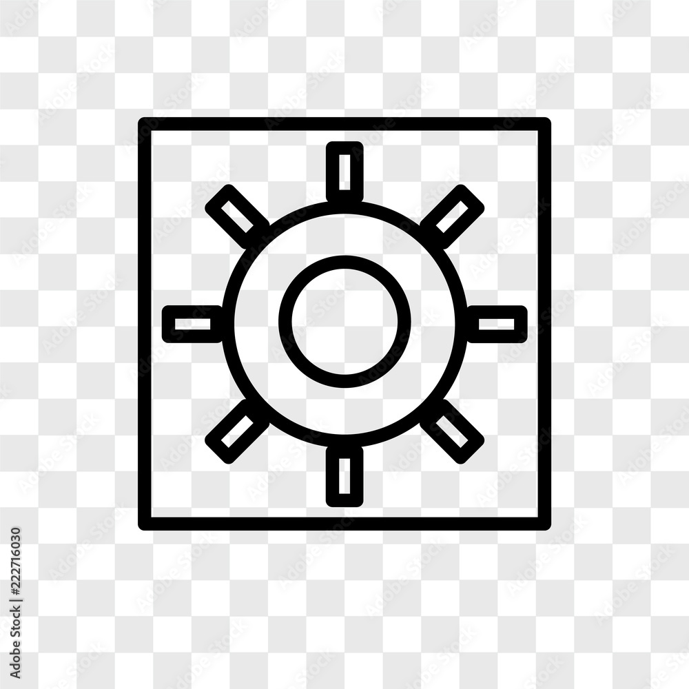 brightness icons isolated on transparent background. Modern and ...