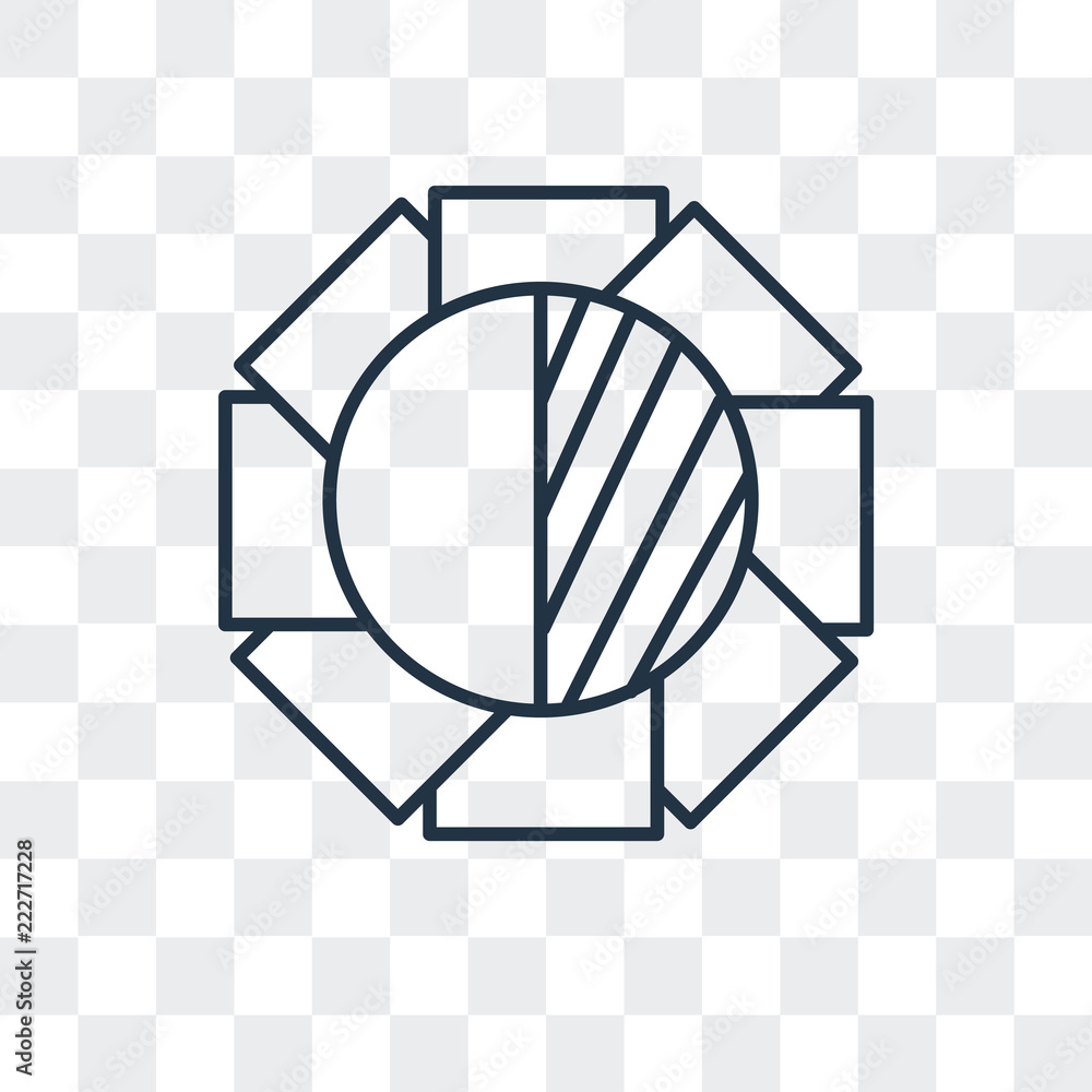 brightness icon isolated on transparent background. Modern and editable ...