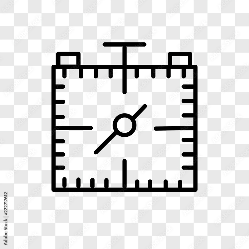 stopwatch icons isolated on transparent background. Modern and editable ...