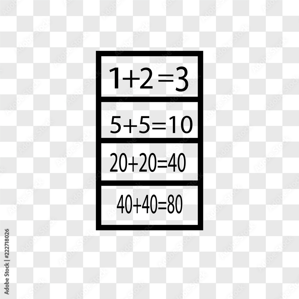 exam icons isolated on transparent background. Modern and editable exam ...