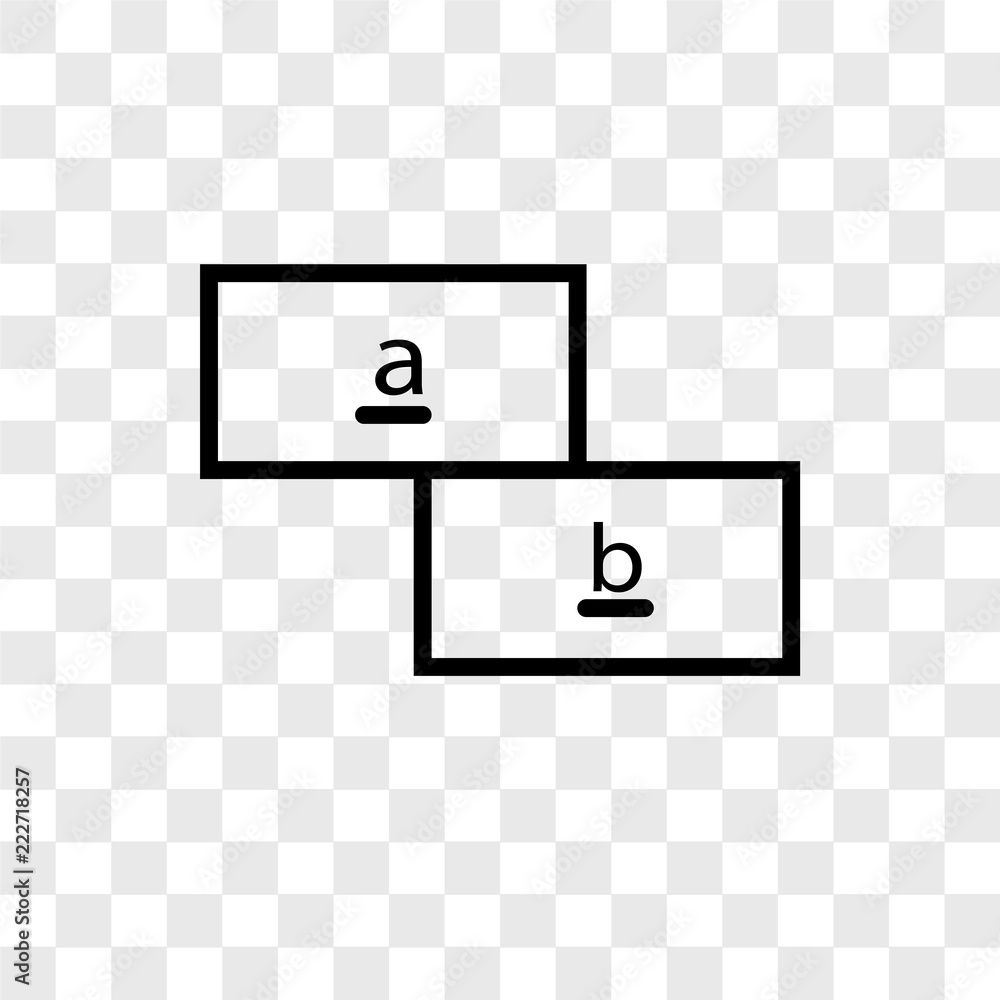 maths icons isolated on transparent background. Modern and editable ...