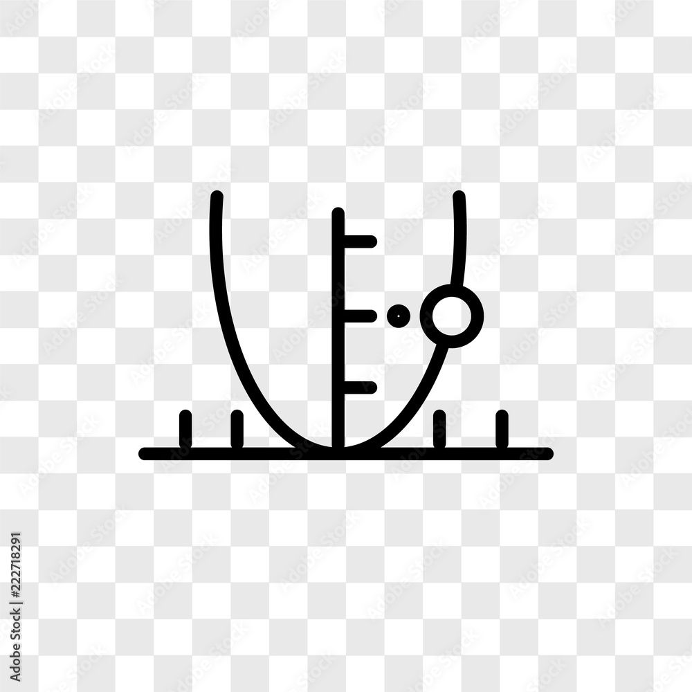 parabola icons isolated on transparent background. Modern and editable ...