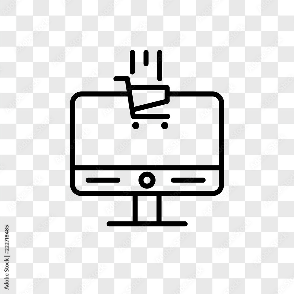 ecommerce icons isolated on transparent background. Modern and editable ...