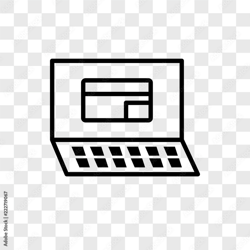 payment icons isolated on transparent background. Modern and editable ...