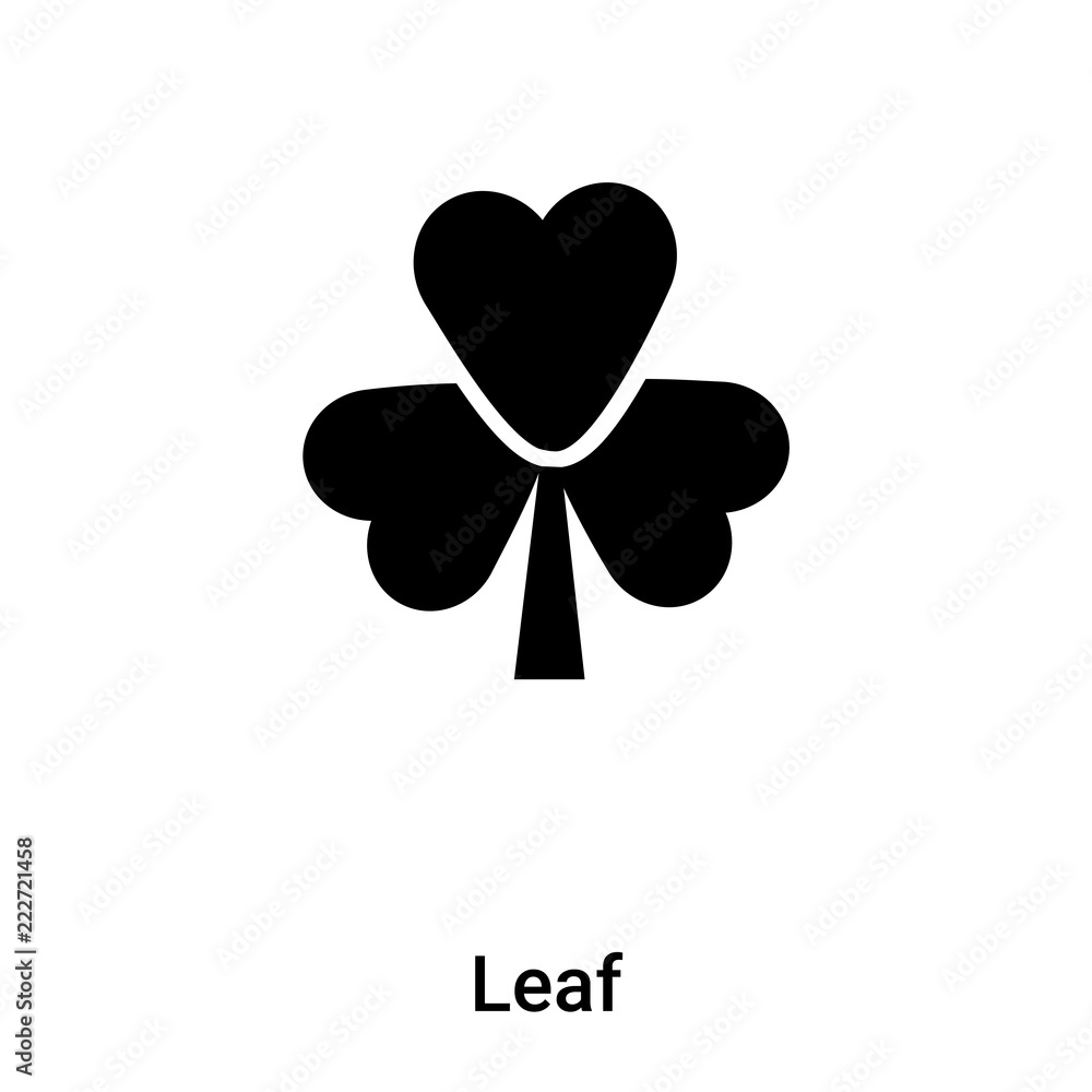 Leaf icon vector isolated on white background, logo concept of Leaf ...