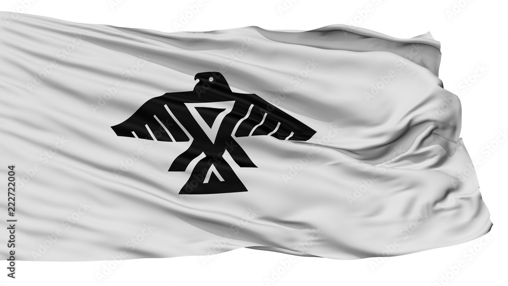 ภาพประกอบสต็อก Anishinabe Indian Flag, Isolated On White Background, 3D ...