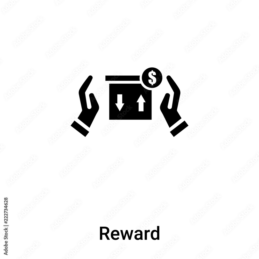 Reward icon vector isolated on white background, logo concept of Reward ...