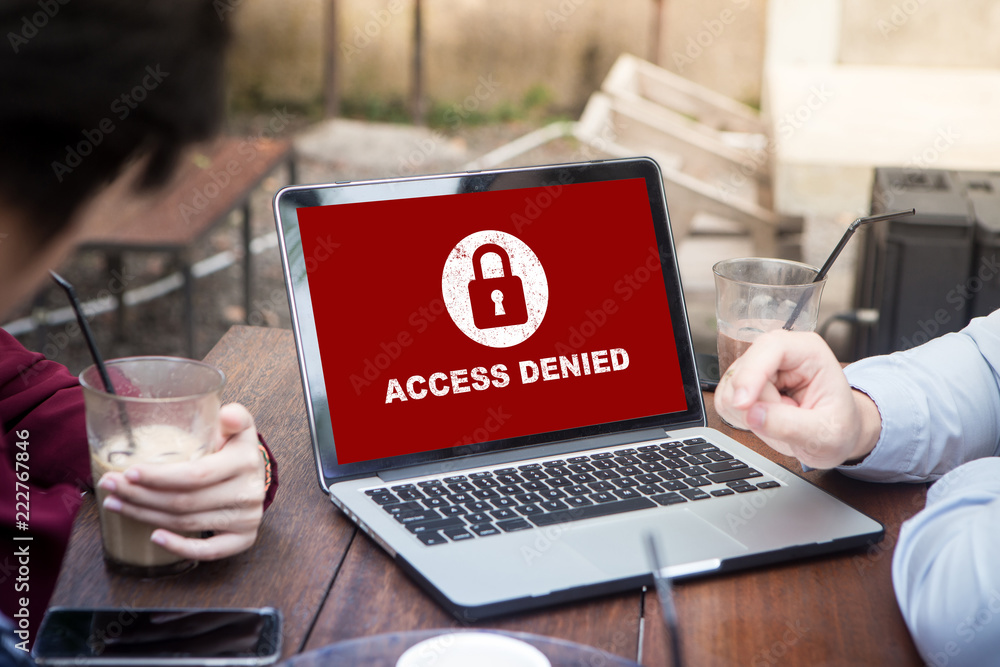 Your Access Is Denied On Laptop Screen Concept Protection Security Your Access Is Denied On Laptop Screen Concept Protection Security