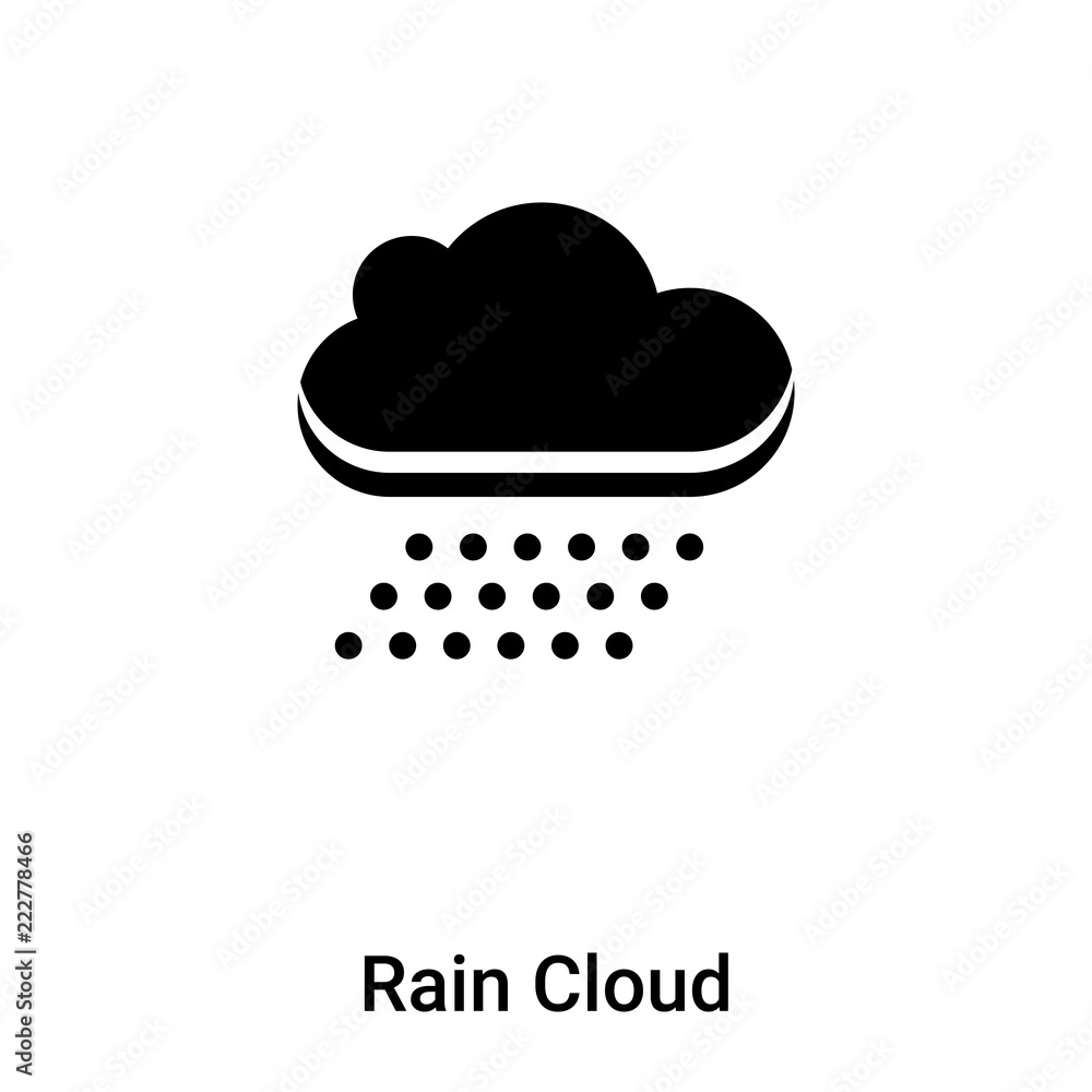 Cloud With Rain Icon