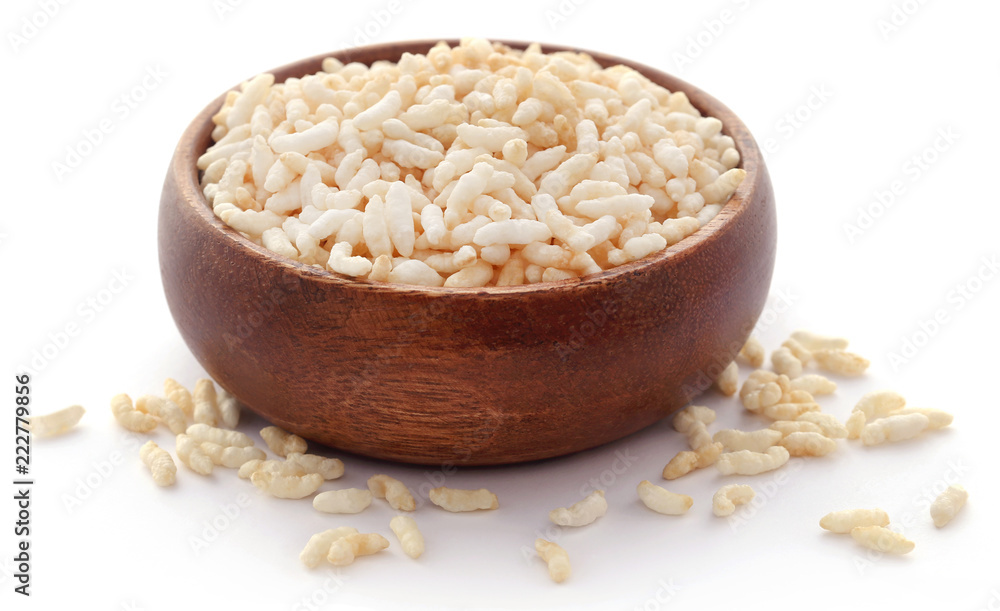Puffed rice Stock Photo | Adobe Stock