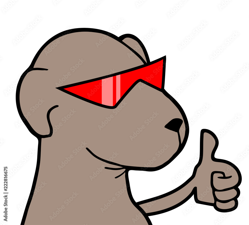 cool face illustration Stock Vector | Adobe Stock