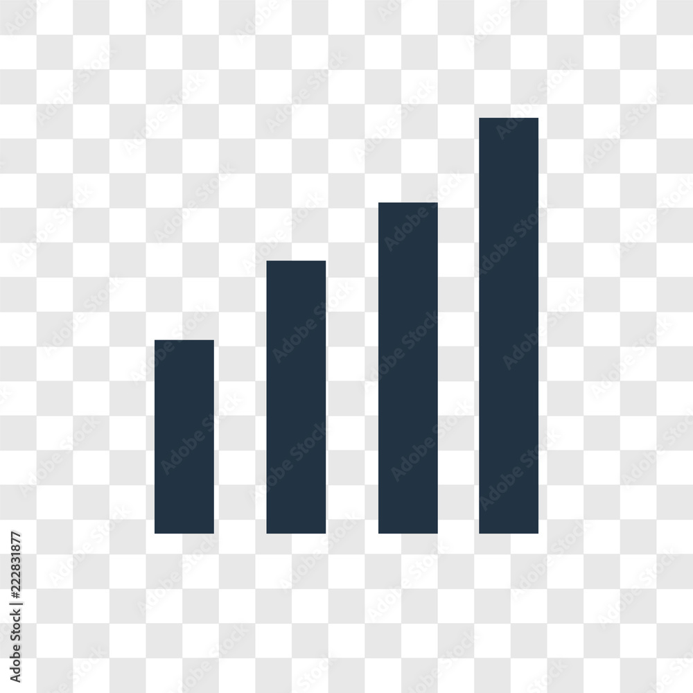 Bar Chart Icon Transparent Background