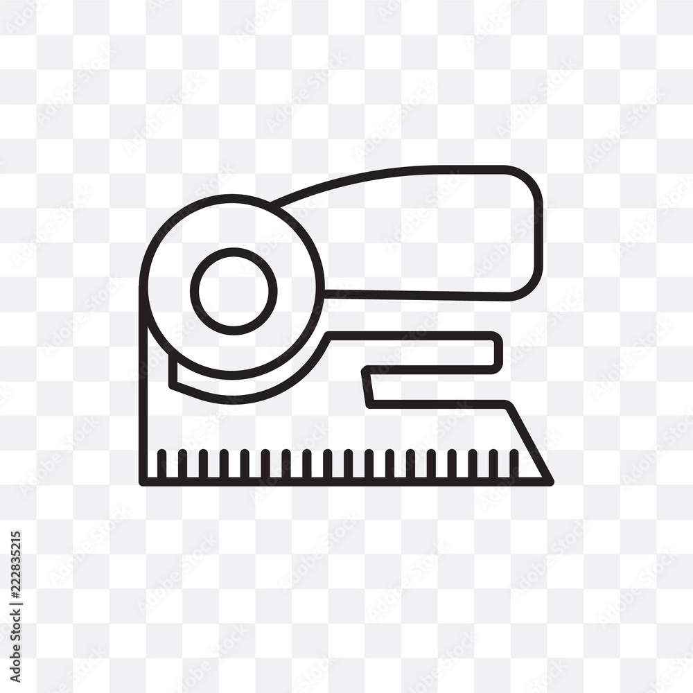stapler icon isolated on transparent background. Simple and editable ...