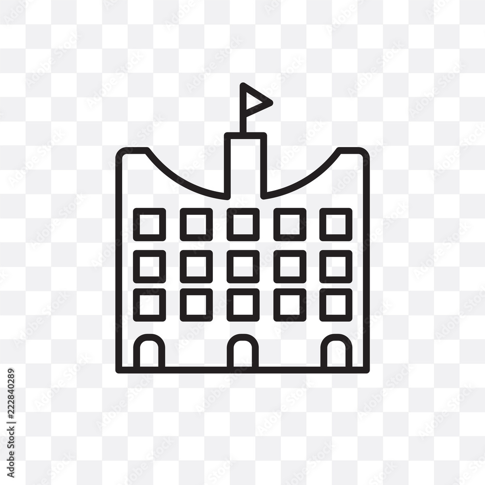 stadium icon isolated on transparent background. Simple and editable ...