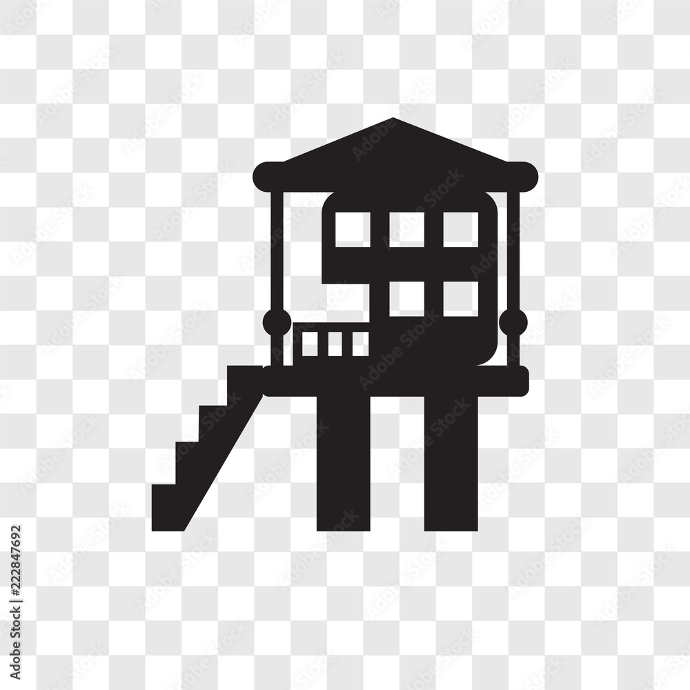 Chicken coop vector icon isolated on transparent background, Chicken ...