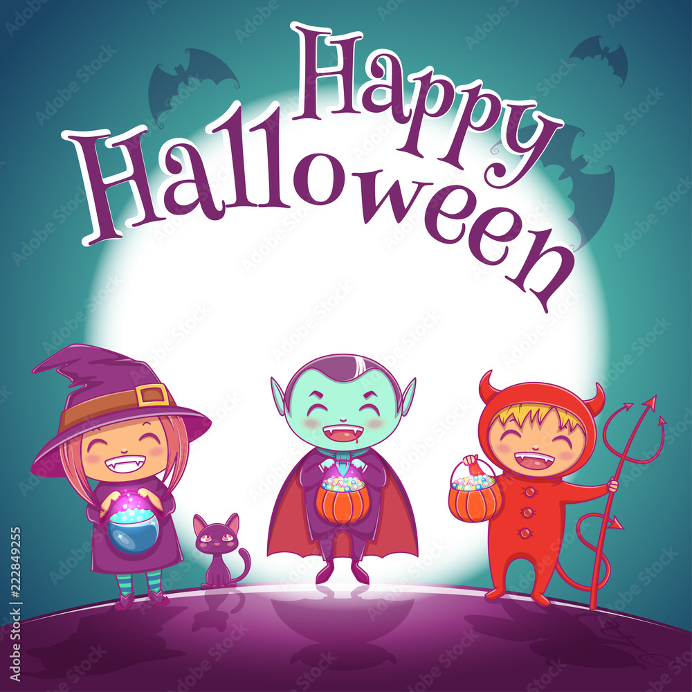 Kids Halloween Poster